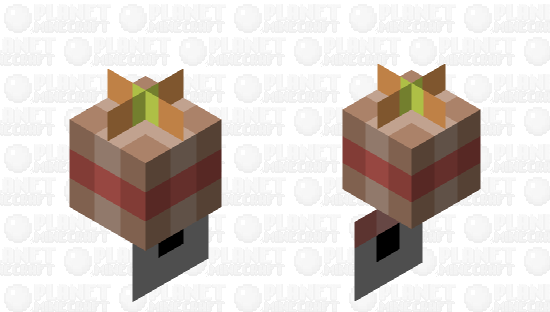 Fishing Bobber with worm (and obvious top) Minecraft Mob Skin