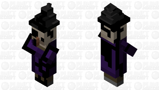 Witch.TEXTURE Creepypasta Entity Minecraft Mob Skin