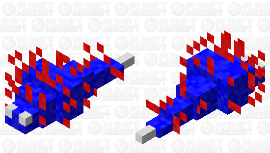 Inverted Electric Silverfish Minecraft Mob Skin