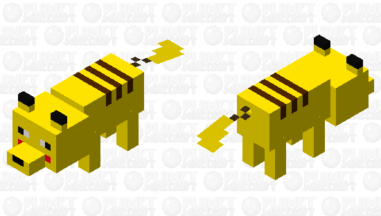 pikachu Minecraft Mob Skin