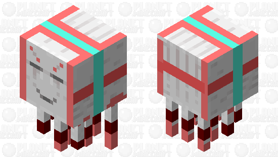 a werid ghast Minecraft Mob Skin