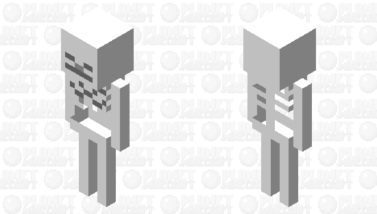 Bare Bones Skeleton Minecraft Mob Skin