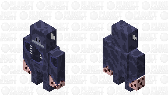 Undead Warden Minecraft Mob Skin