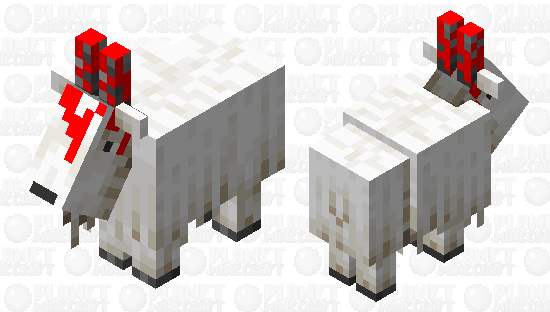 Killer goat Minecraft Mob Skin