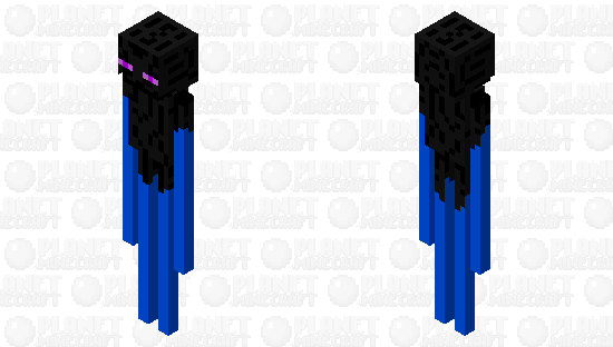Blue Galaxy Enderman Minecraft Mob Skin