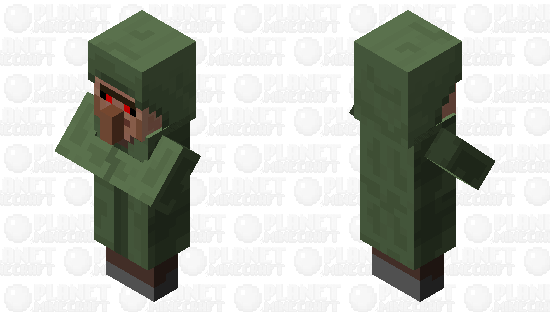 mad Villager Minecraft Mob Skin