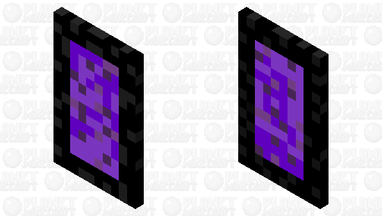 Nether portal Cape Minecraft Mob Skin