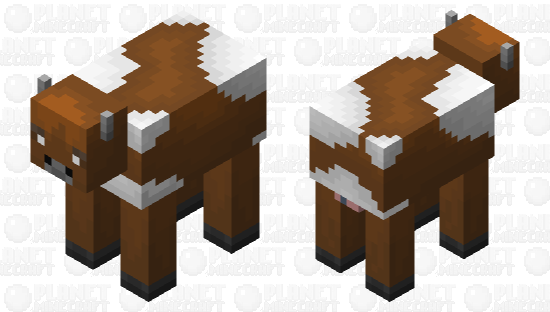 cow brown Minecraft Mob Skin