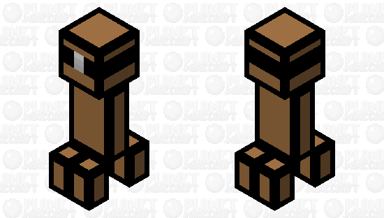 Chest creeper Minecraft Mob Skin