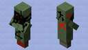 the HORROR VILLAGER Minecraft Mob Skin