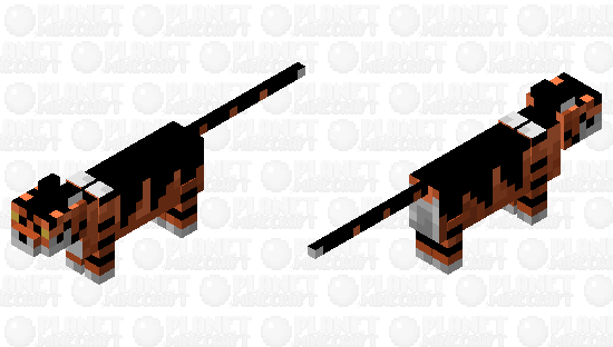 Black Tiger (NEW VARIANT!!) Minecraft Mob Skin