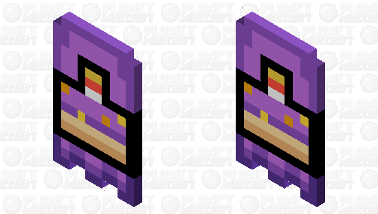 Purple Party Hat Cape (Revamp) Minecraft Mob Skin