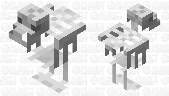 Skeleton Chicken Minecraft Mob Skin
