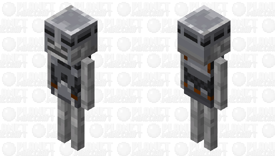Skelton In Reinforced Mail Minecraft Mob Skin