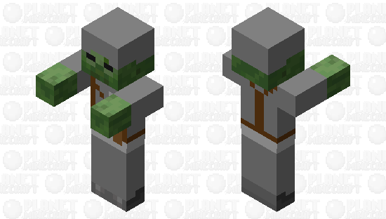 German WW2 zombie Minecraft Mob Skin