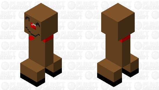 Rudolph the red nosed creeper Minecraft Mob Skin