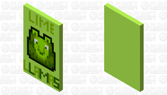 Lime Lllamas Minecraft Mob Skin