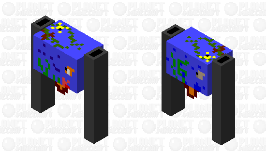 Coral Golem Minecraft Mob Skin