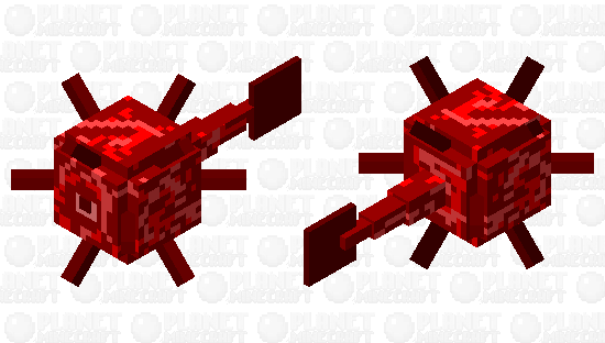 Red Guardian Minecraft Mob Skin