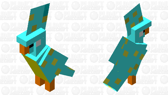 parrot dotted Minecraft Mob Skin