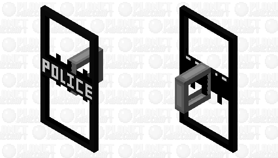 Riot Shield - United States Capitol Police (V1) Minecraft Mob Skin