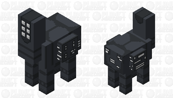 1000-THR "Earthmover" ultrakill Minecraft Mob Skin