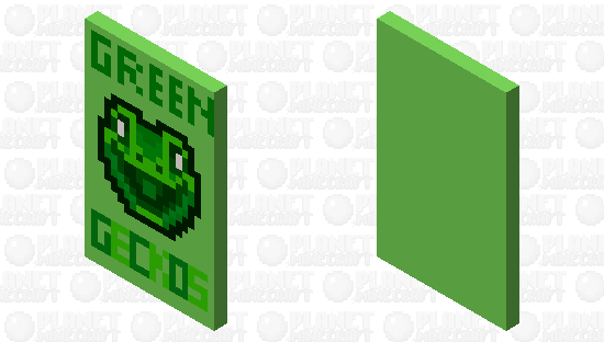 Green Geckos Minecraft Mob Skin