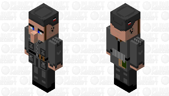 WW2 Wermacht Soldier Vindicator skin Minecraft Mob Skin