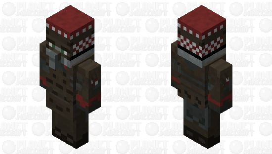 Damage Control Unit - Illager/Vindicator Partisan Army - Soldier 1 Minecraft Mob Skin