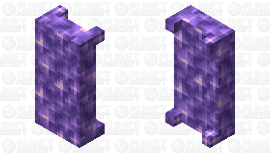 Amethyst Block Bed Minecraft Mob Skin