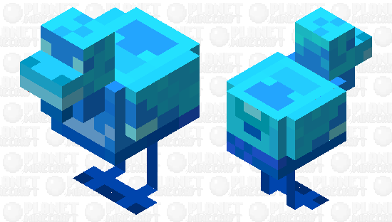 Wu's Lightning Chicken Minecraft Mob Skin