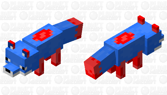 Patriotic Fox Minecraft Mob Skin