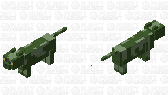 Algae SlimCat Minecraft Mob Skin