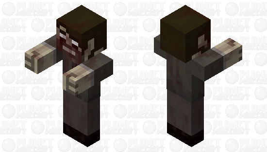 Zombie Factory Worker Minecraft Mob Skin