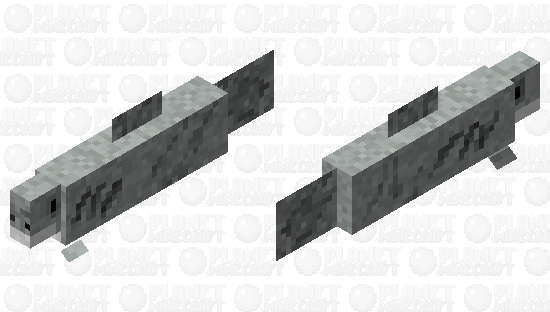Salmon Shark Minecraft Mob Skin