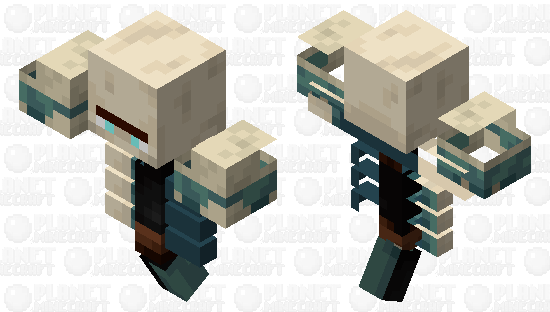 cursed wither Minecraft Mob Skin