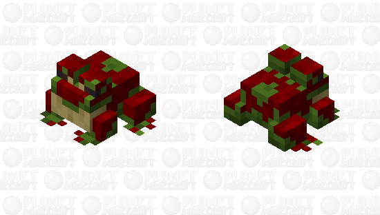 Bloody Frog Minecraft Mob Skin