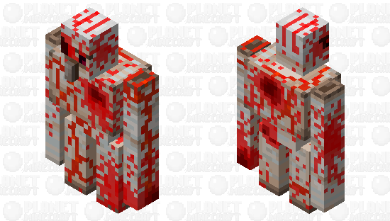 Blood golem Minecraft Mob Skin