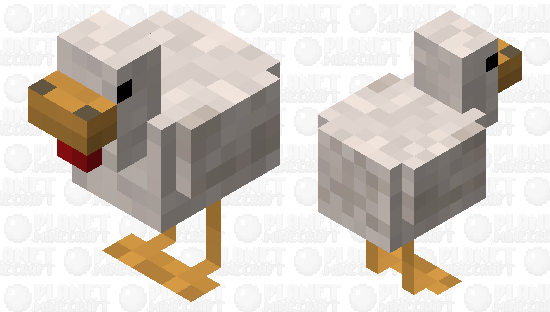 Chicken 3 Minecraft Mob Skin