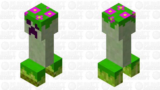lush cave creeper Minecraft Mob Skin