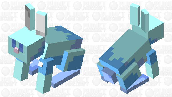 Cold bunny Minecraft Mob Skin