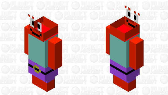 Mr. Krabs V2 Minecraft Mob Skin