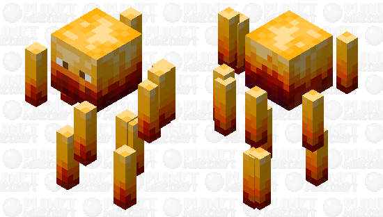 Better Blaze Minecraft Mob Skin
