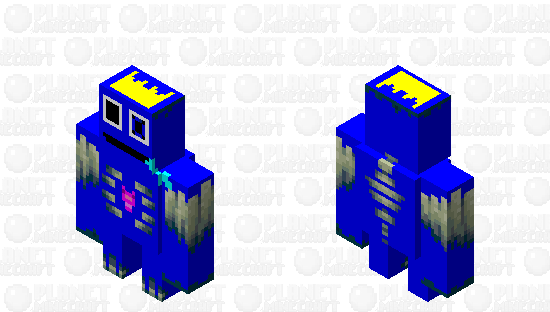 blue rainbow friends Minecraft Mob Skin