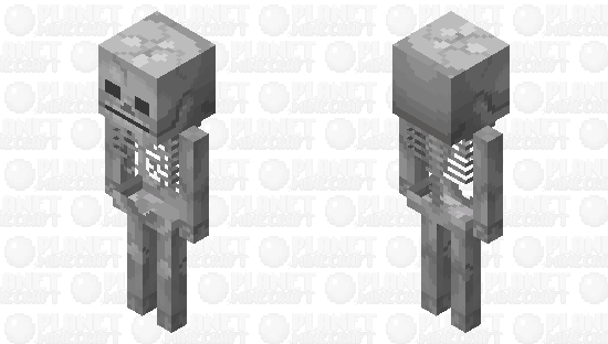HD Skeleton Minecraft Mob Skin