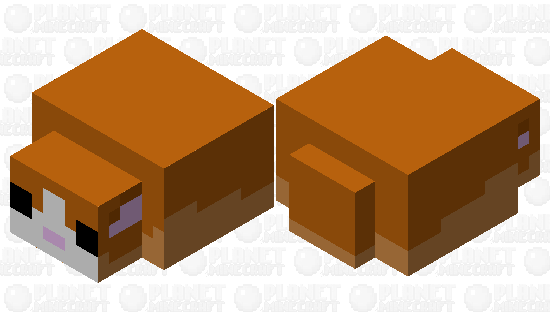 Orange Guinea Pig Minecraft Mob Skin