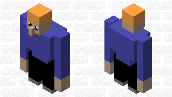 Caseoh Minecraft Mob Skin