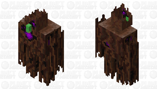 haunted wood golem Minecraft Mob Skin