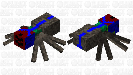Elemental spider Minecraft Mob Skin