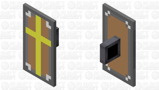 Fancy Cross Pattern Shield Minecraft Mob Skin